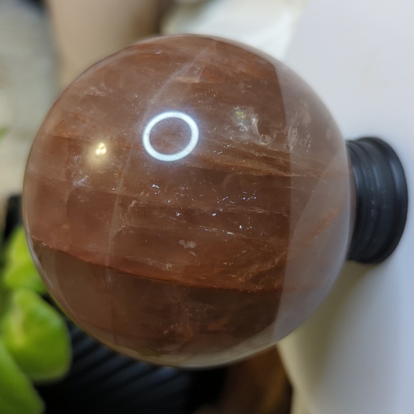 Accents | Large Sparkly Hematoid Fire Quartz Sphere 8mm | Poshmark